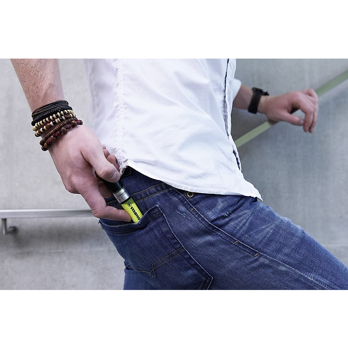 STABILO Highlighter - LUMINATOR - Pack of 5 - Green