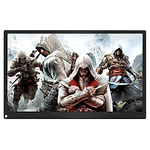 HFSECURITY 18.4" PD HDMI 4K Monitor Support for TNT Huawei EMUI Sansumg DEX Smart Phone HDR Gaming Display for PS4 Xbox Switch Ns PC Laptop