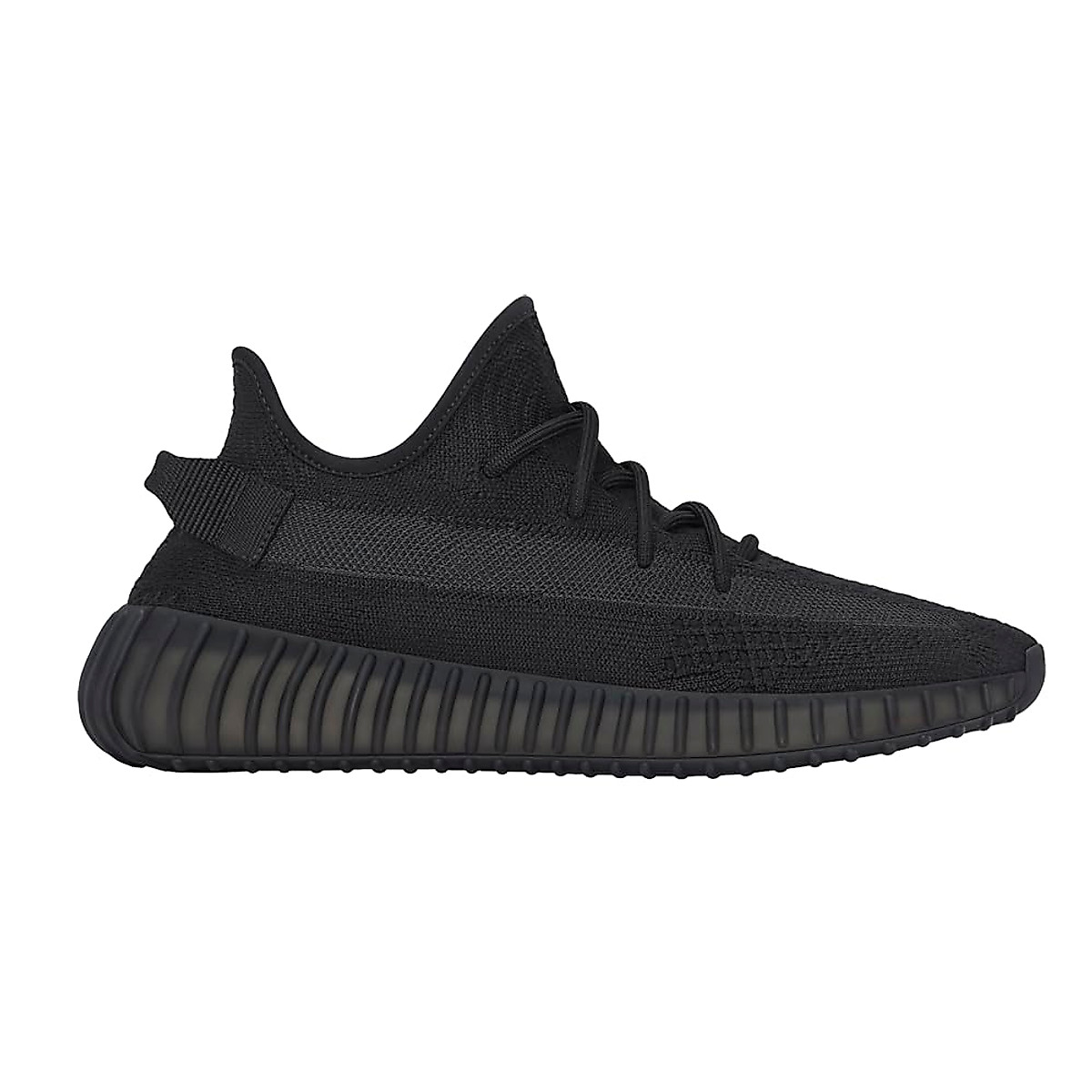 adidas Mens Yeezy Boost 350 V2 Lace Up Sneakers Shoes Casual - Black - Size 5.5 M