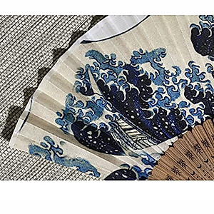 Fringed Folding Fan Hand Fan Pocket Fan Retro Bamboo Handle Fan Wedding Summer Party Dancing Cosplay Vintage Style