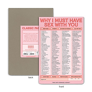 Knock Knock Why I Must Have Sex With You Checklist Pad (Second Edition)