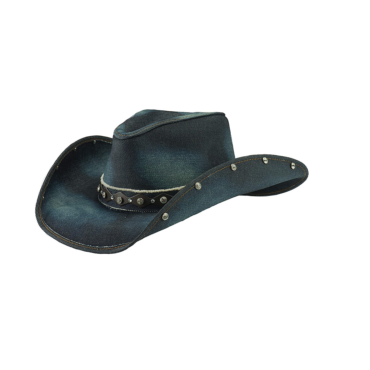 Better Than Yesterday Blue Denim Western Hat Extra Large