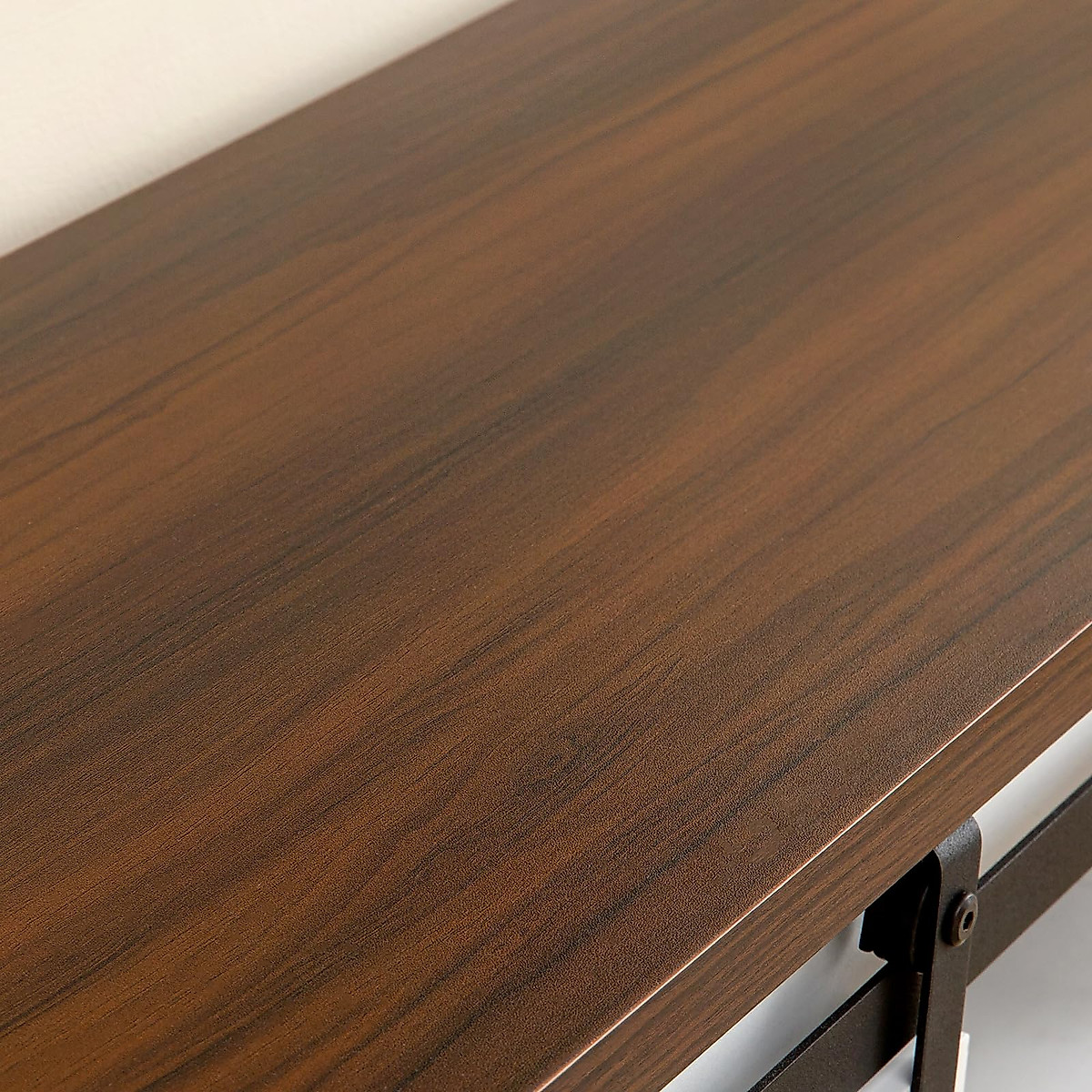 GAZHOME Entryway Table with Sliding Barn Doors, 46'' Farmhouse Console Table with Storage, Rustic Sofa Table with Adjustable Shelf & Open Shelf for Entry Way, Hallway, Living Room, White