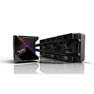 ASUS ROG Ryujin 360 All-in-One Liquid CPU Cooler with Colour OLED, Aura Sync RGB and Noctua iPPC 2000 PWM 120 mm Radiator Fan