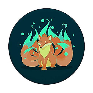 Kitsune Nine-Tailed Fox PopSockets PopGrip: Swappable Grip for Phones & Tablets