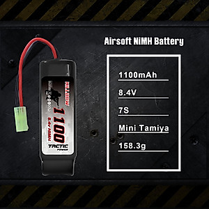 Hilldow NiMH Battery 8.4V 1100mAh Battery