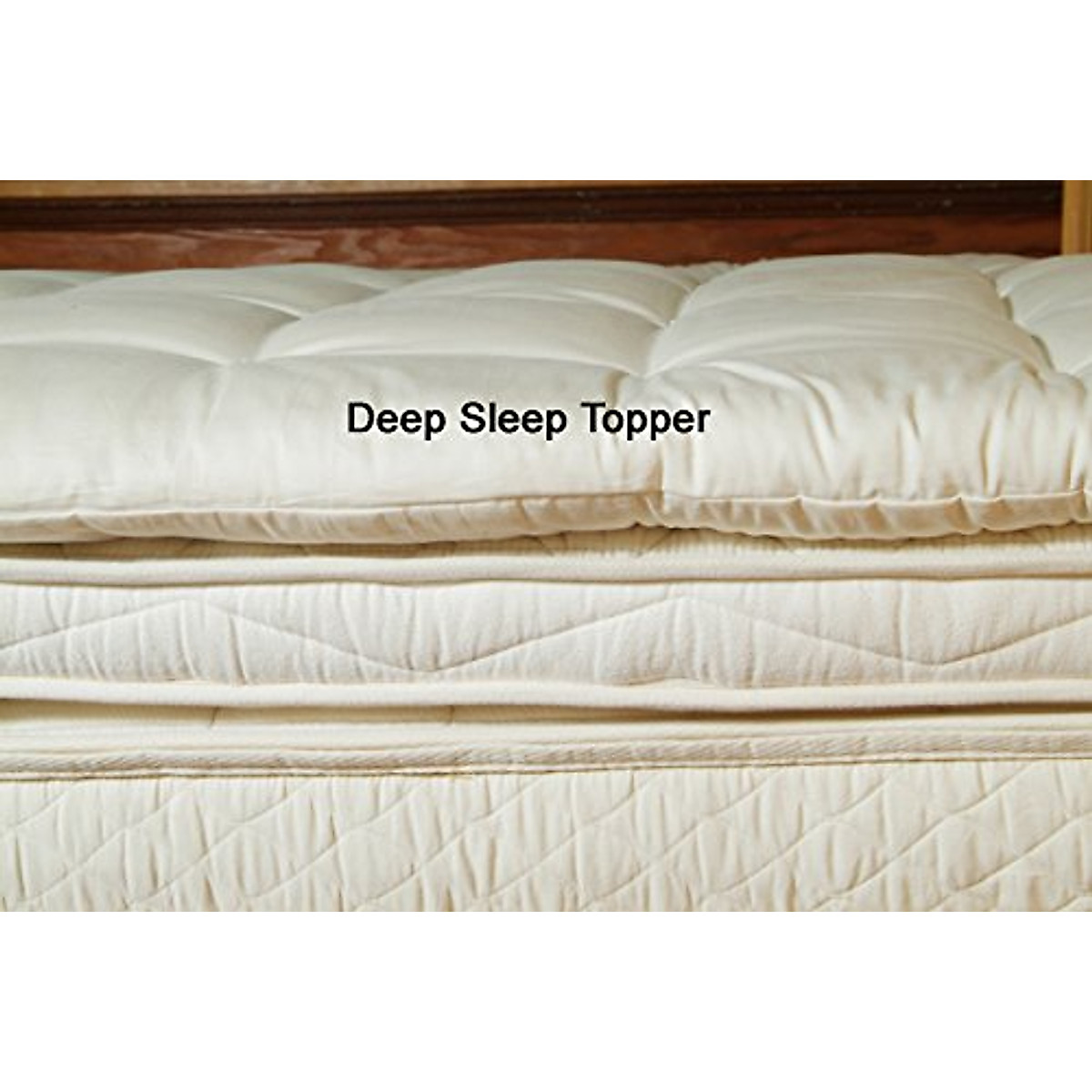 Holy Lamb Organics Wool Mattress Toppers (King Deep Sleep Topper)
