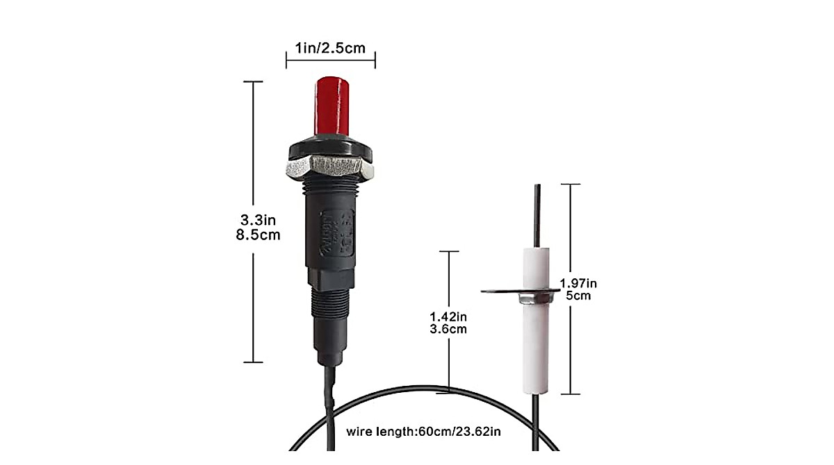 MENSI Piezo Igniter - Reliable Spark Igniter Set of 2