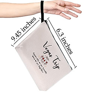 Weekender Bags for Women Weekend Bag Funny Vegas Gifts Vegas Trip 2023 Makeup Pouch Girls Weekend Bachelorette Bridesmaid Best Friend Wedding Gifts for Sister Bestie BFF Bride Sarcastic Birthday Gift