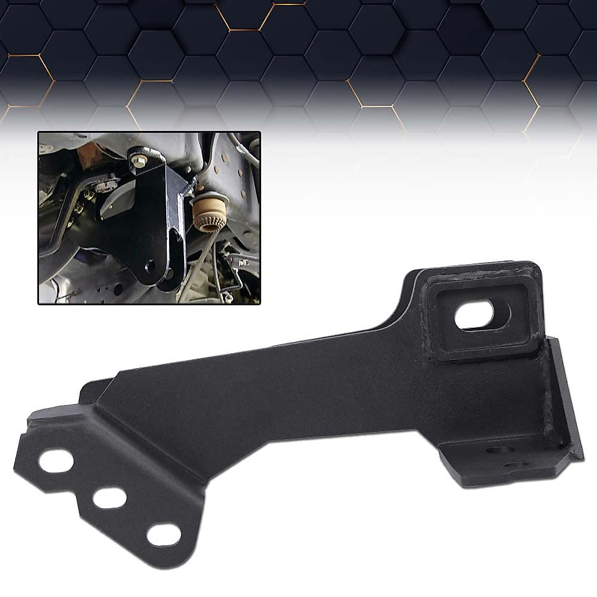 PIT66 Track Bar Drop Bracket Compatible with 2011-2021 Ford F250 F350 4WD 2-3.5" Lift Kit w/screw