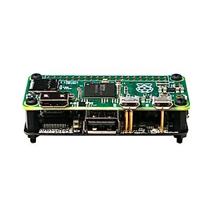 MakerSpot 4-Port Stackable USB Hub HAT for Raspberry Pi Zero V1.3 (with Camera Connector) and Pi Zero W /2W (with Bluetooth & WiFi)