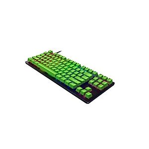Razer Huntsman Tournament Edition - Compact Gaming Keyboard with Razer Linear Optical Switches - Green Keycaps - US Layout (Renewed)
