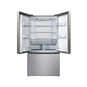 Hamilton Beach HBF2067 French Door Full Size Refrigerator with Freezer Drawer, 20.3 cu ft, Stainless Steel