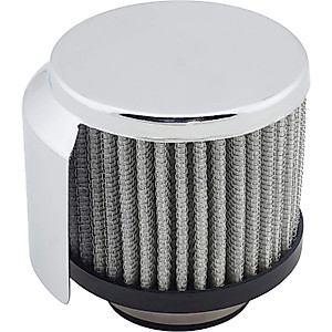 SBC Tall Aluminum Valve Covers & Shielded Breathers, Chrome