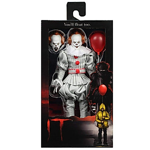 NECA 2017 IT: Pennywise - 8" Clothed Scale Action Figure