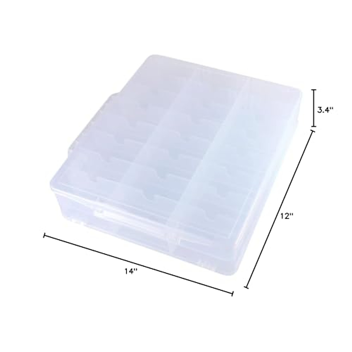 Kissbuty Universal Nail Polish Holder Organizer for 48 Bottles Adjustable Dividers Space Saver