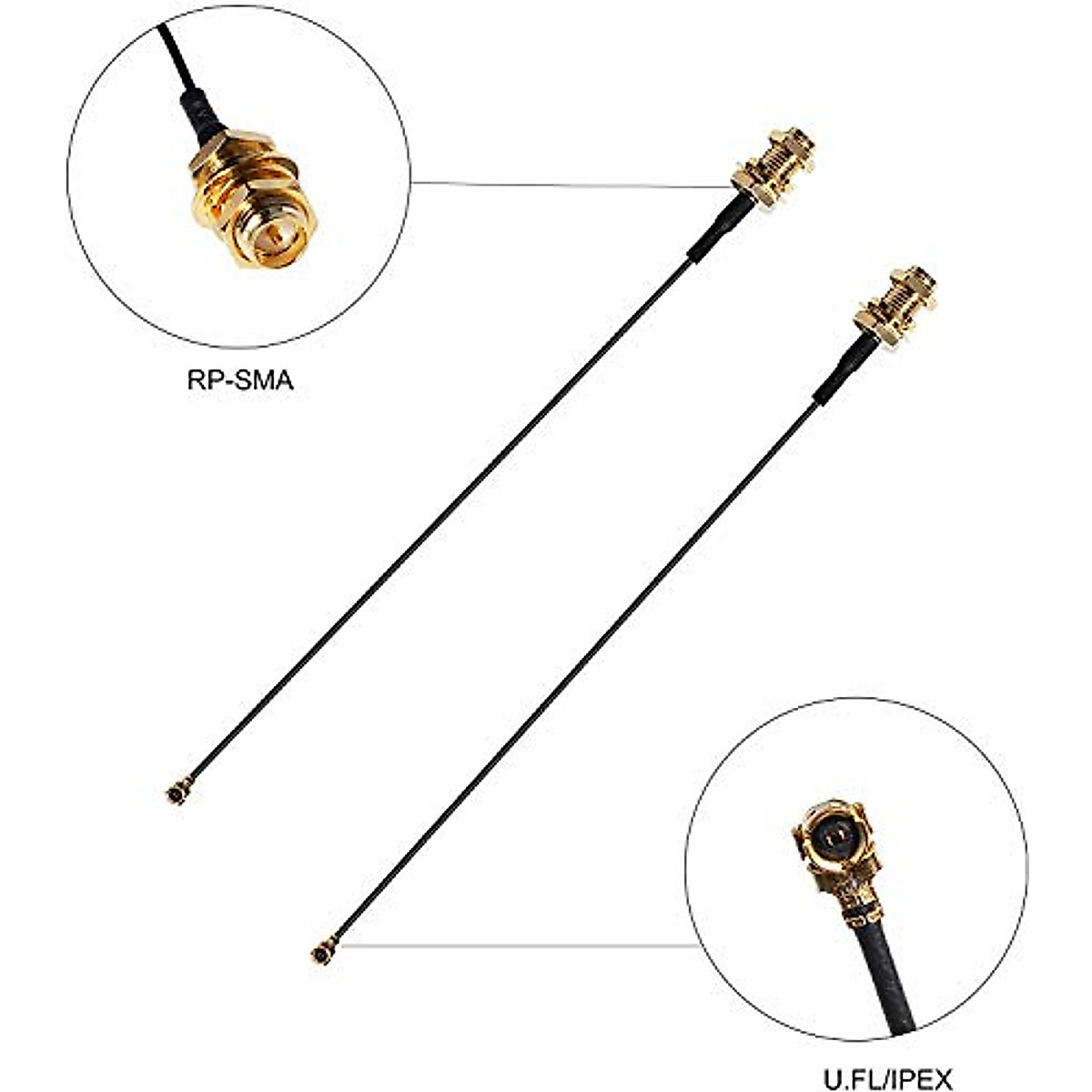 AX210NGW DTK WiFi Card WiFi 6E Supports 6GHz, 2230, 2x2 AX+BT 5.3+Tri-Band, Includes RF Cable (11 inch), 5dBi High Gain Antennas and Low-Profile Brackets