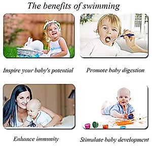 ZHKGANG Home Family Pool Children's Garden Water Swimming Pool Without Tube Plastic Ocean Round Outdoor Pool,Blue-18338cm