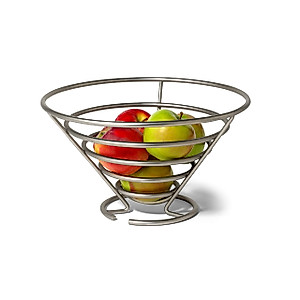 Spectrum Diversified Euro Fruit Bowl, Satin Nickel