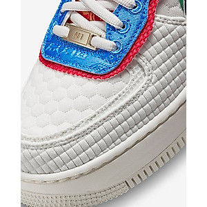 Women's Air Force 1 Shadow - Size 7 US - Sail/Multi-Color-Classic Green