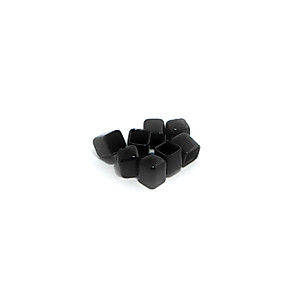 MakerBeam Vinyl End Caps, Black (Pack of 8)