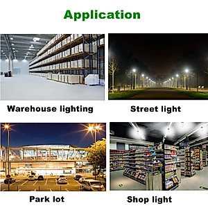 TJBB 2-Pack 100W Led Corn Cob Light Bulb, E39 Large Mogul Base led Bulb (250-400W MH/HPS Replace) Indoor Outdoor Lighting for Garage Warehouse High Bay Parking Lot Wall Pack