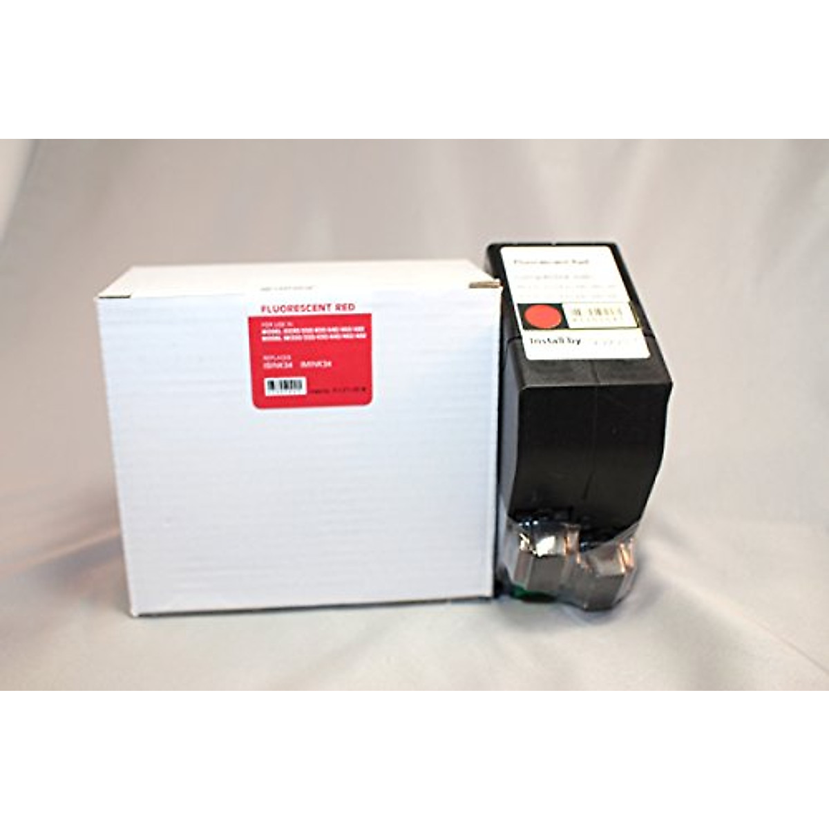 Neopost ISINK34 - 90 Day Warranty - Compatible Surejet #4135554T Red Ink Cartridge for IS / IN Series Mailing Systems