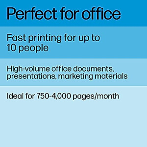 HP LaserJet Pro 4001ne Black & White Printer with HP+ Smart Office Features