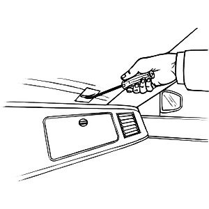 Lisle 52000 Razor Blade Scraper,Red