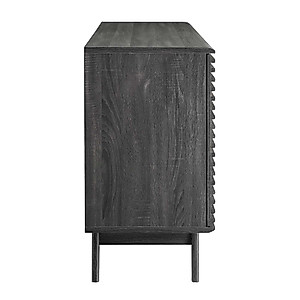 Modway Render 63" Mid-Century Modern Sideboard Buffet Table or TV Stand in Charcoal
