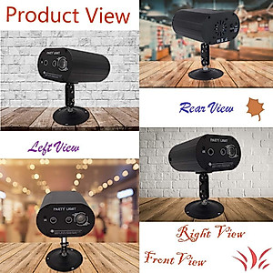 Party Lights Disco Light,RGB LED Strobe Lights Dj Lights Projector with Remote Control for Party Decorations Xmas Club Gift Karaoke KTV Bar Dances