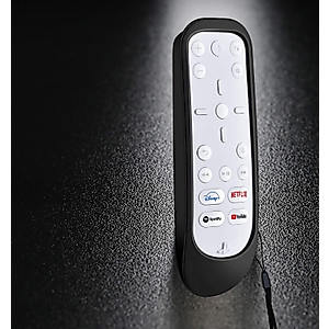 2 Pack PS5 Media Remote Cover, Protective Skin for Sony PlayStation Media Remote with Hand Strap, Shockproof, Anti-Slip, Washable, Skin-Friendly - ZEYA (Black/White)