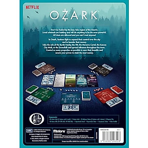 Mixlore Ozark The Board Game | Territory Control Strategy Game | Based on The Hit Netflix TV Series | Ages 16+ | 2-5 Players | Average Playtime 30 Minutes | Made by Mixlore