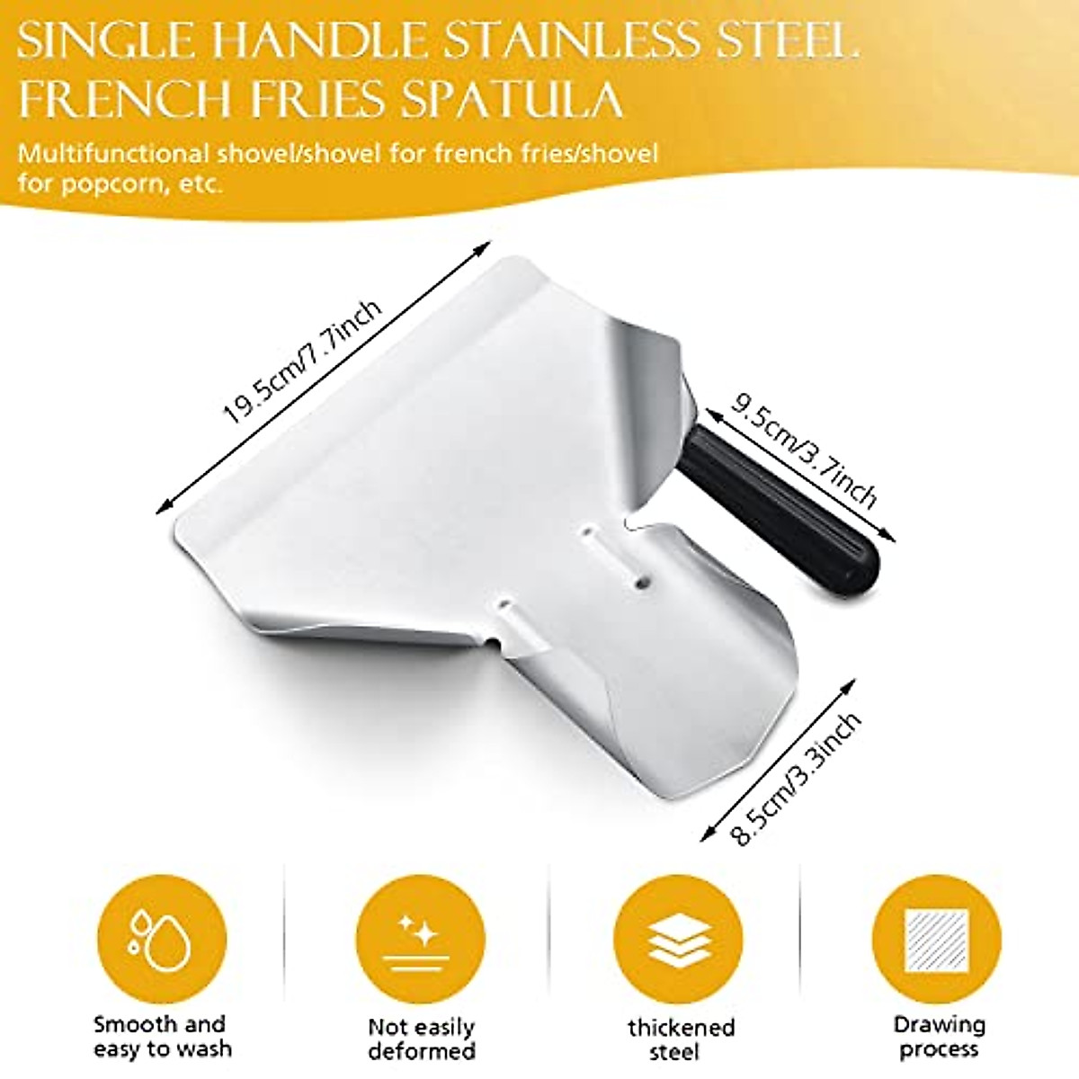 202 Pcs Popcorn Machine Supplies Set, Kernel Sifting Speed Scoop, Stainless Steel Seasoning Dredge with Handle, 200 Pcs Popcorn Bags Bundle for Home Kitchen Theater Movie Tools Supplies (1Oz & 2Oz)