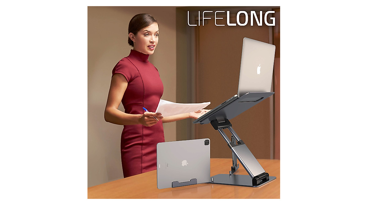 Adjustable Ergonomic Laptop Stand | Comfort & Cool