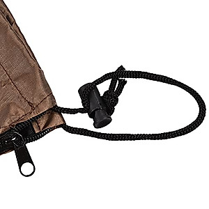 Heater Covers Garden Heater Cover Waterproof Sunproof Rainproof Patio Heater Dustproof Cover Protector for Courtyard Terrace Outdoor Patio Heater Cover Outdoor Heater for Covered Patio(Coffee)