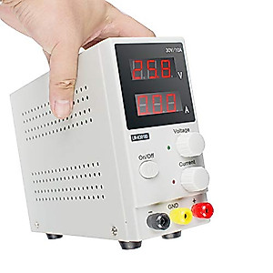 Priomive 30V 10A K3010D Mini Variable Regulated Adjustable DC Power Supply 110V/220V for Laboratory