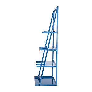 Vestil VBR-9 Vertical Bar Rack, Steel, 39-1/4" Width, 84-1/2" Height, 24" Depth, 3000 lbs Capacity