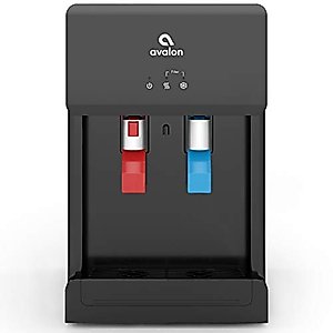 Avalon B8BLK Countertop Touchless Bottleless Water Cooler-2 Stage Water Filters and Installation Kit Included, NSF Certified, UL Approved, Black