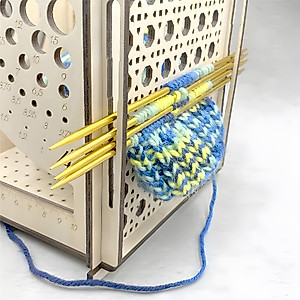 Multifunctional Knitting Tool, 2024 New All-in-One Wooden Yarn Bowl, Wooden Yarn Bowl Knitting Bowl, Yarn Bowl for Knitting, Yarn Organizers and Storage, Great Choose for Crochet Lovers (1 Set)