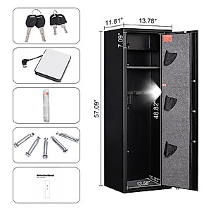 Marcree 57" Large 5 Gun cabinet