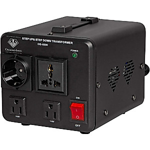 Dynastar Step Up & Step Down Voltage Converter and Transformer, 110-220 to 220-240 Volts; Heavy Duty, Extra Durable Lifetime Coil, 5-Year-Warranty, 5500 Watts
