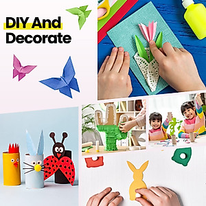 500 Pieces Construction Paper Bulk 12'' x 18'' Card Stock Printer Paper Craft Lightweight Art Colored Paper for Kids Adults School Drawing(Fresh Color)