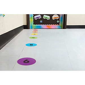 Spot On Floor Markers: Numbers 1-36 - 4" (TCR77512)