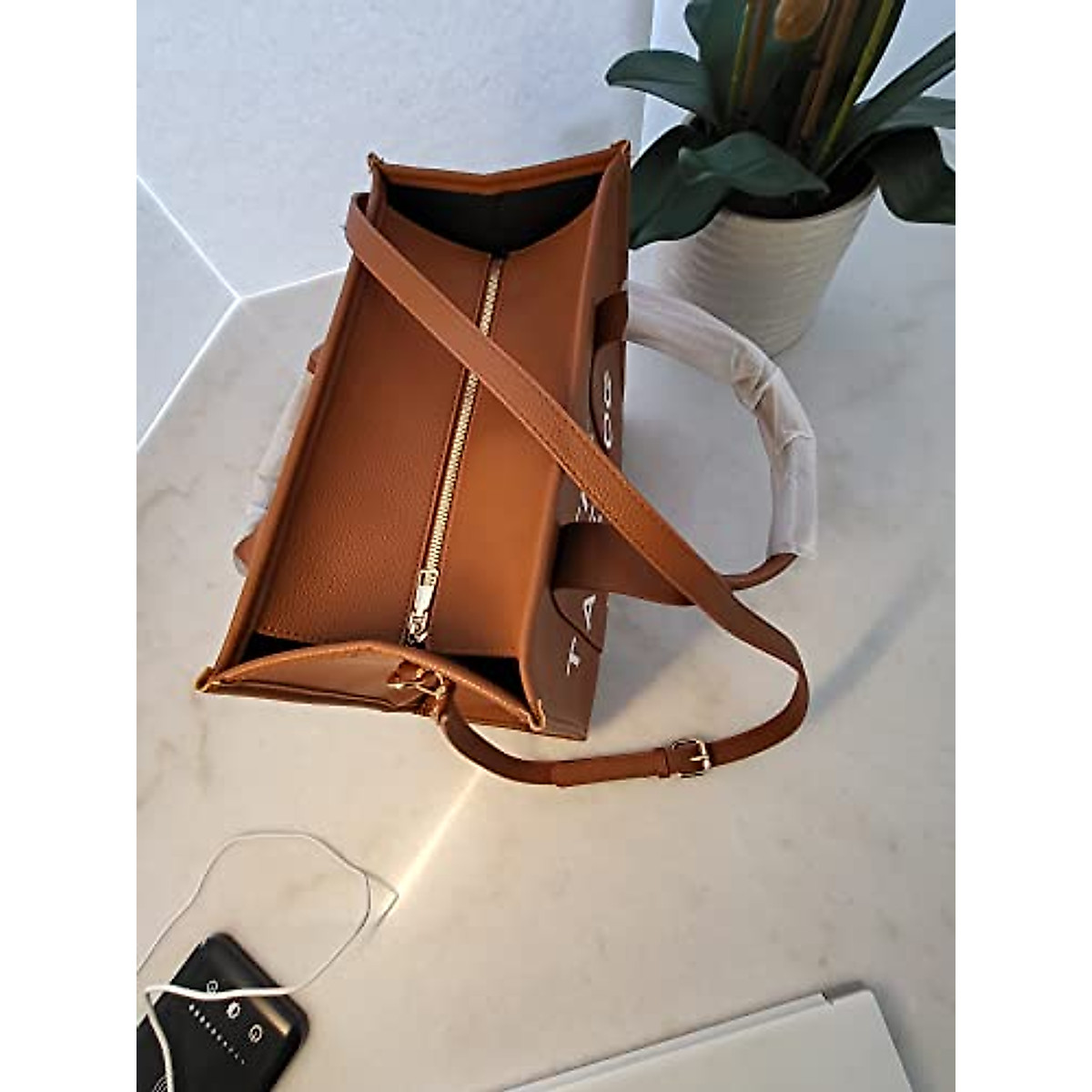 The Tote Bag for Women Beige Leather (Beige)