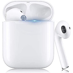Wireless Earbuds, Bluetooth Earbuds Touch Control Stereo Sound Bluetooth Headphones with Mic, 35H Playtime IPX7 Waterproof Wireless Ear Buds with Type C Charging Case for airpod iPhone Android iOS