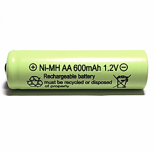 RELIGHTABLE AA NiMh 600mAh 1.2V Rechargeable Batteries for Solar Garden Lights (Pack of 20)