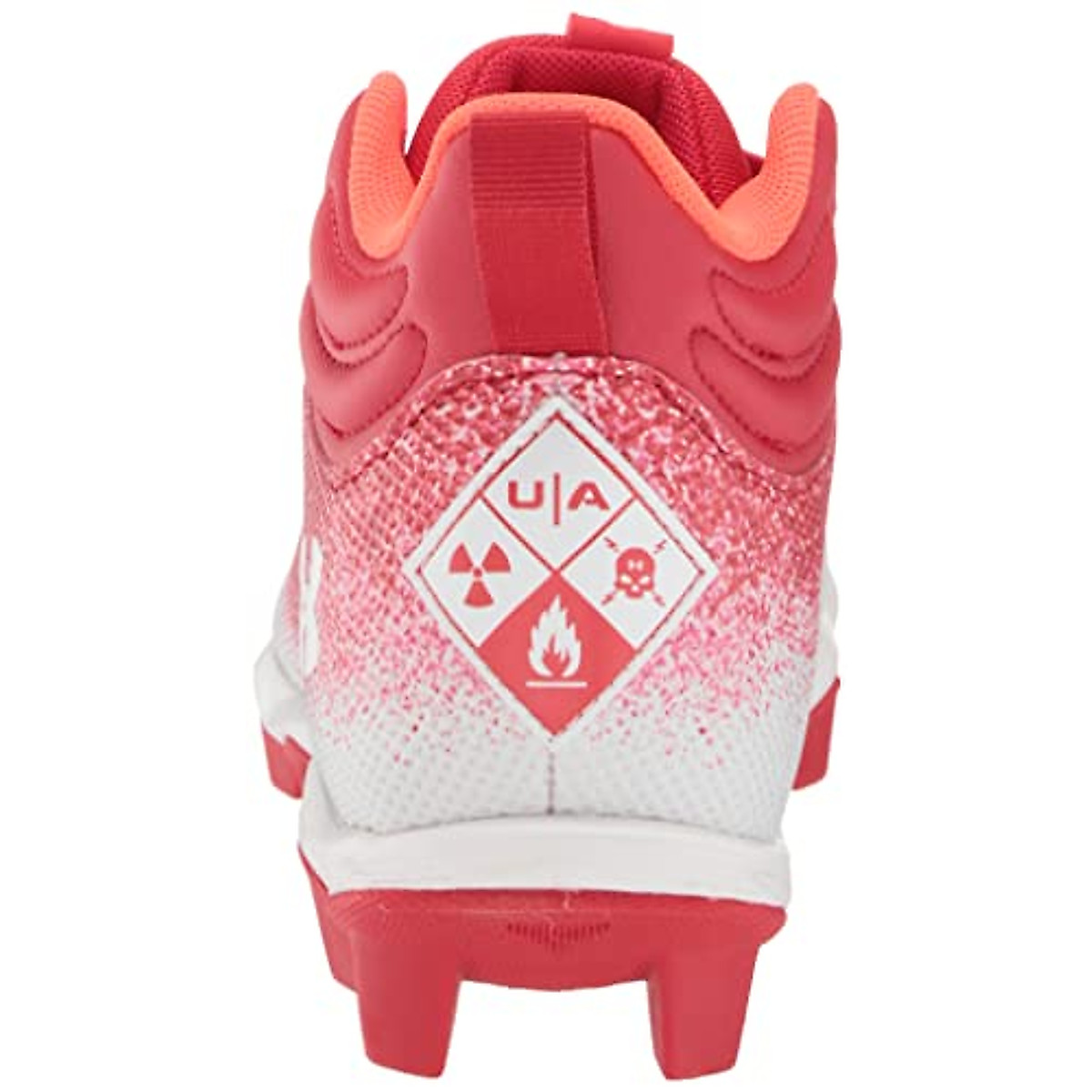 Under Armour Men's Spotlight Fran 2.0, Red (600)/White, 16 Medium US