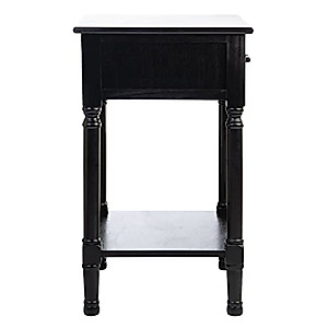 Safavieh Home Collection Peyton Black 1-Drawer Lower Shelf Accent Table ACC5704B, 0