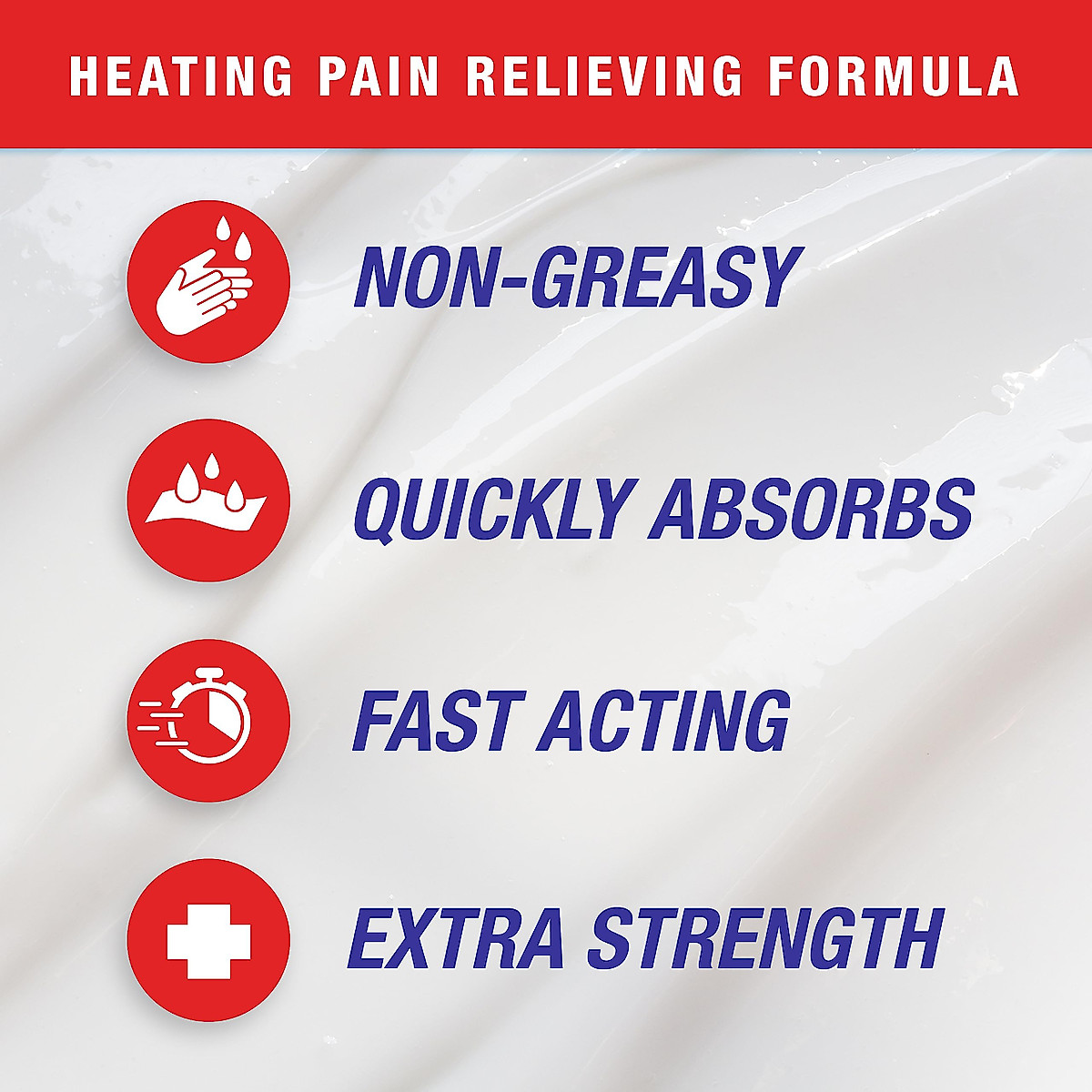 Blue Goo Relieving Cream - Temporary Relief for Back/Neck Pain, Sports-Related Muscle/Joint Pain, Sprains, Strains, Maximum Strength, Deep Heating Rub, Made w/ 100% Pure Emu Oil 4 oz (1 Pack)